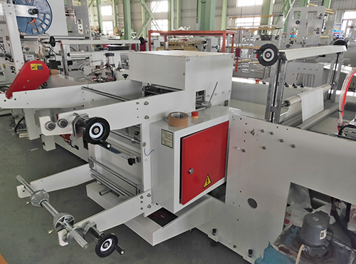 CW-800LP Fully Automatic Soft Loop Handle Bag Making Machine | CHOVYTING